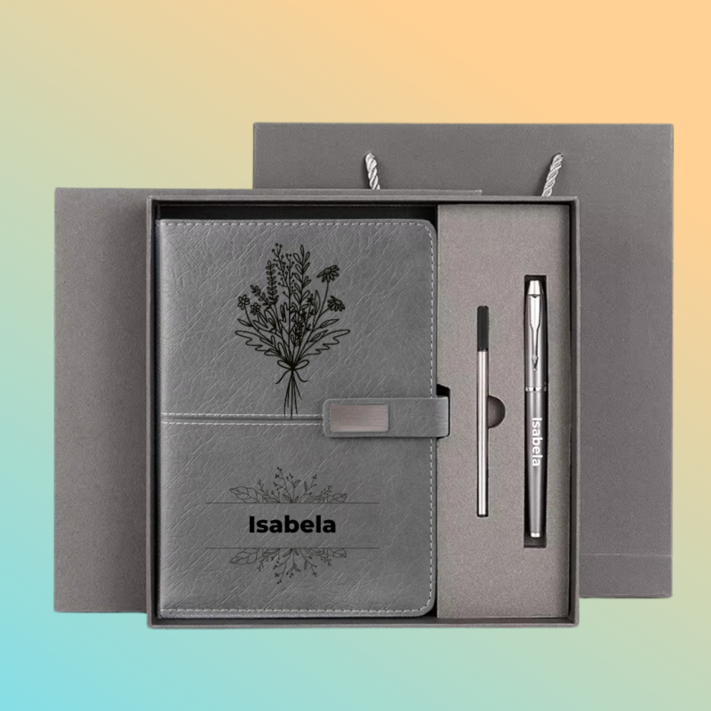 Personalised & Custom Branded Leather Notebooks