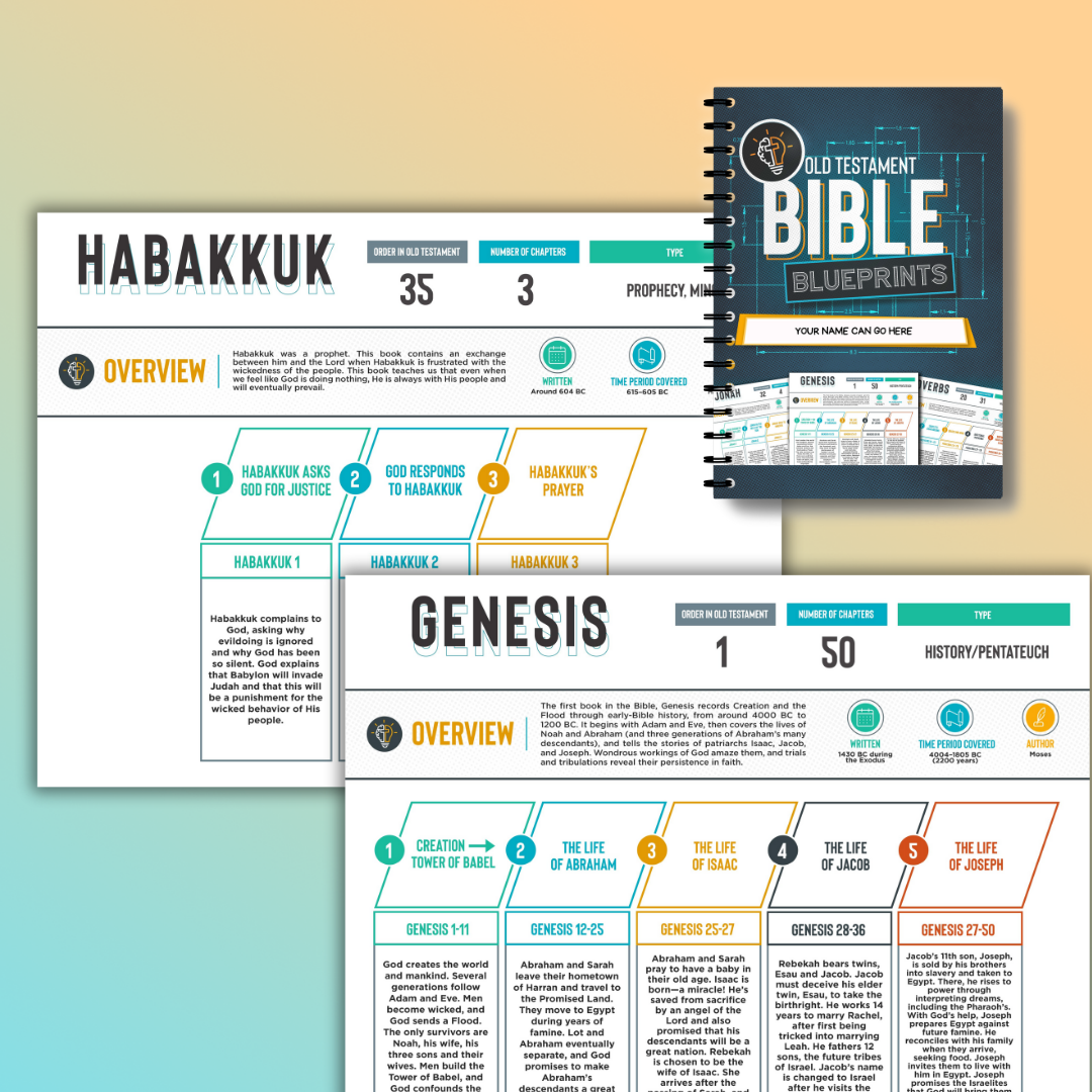 Personalised Bible Blueprints and Bible Study Guides - Valenna
