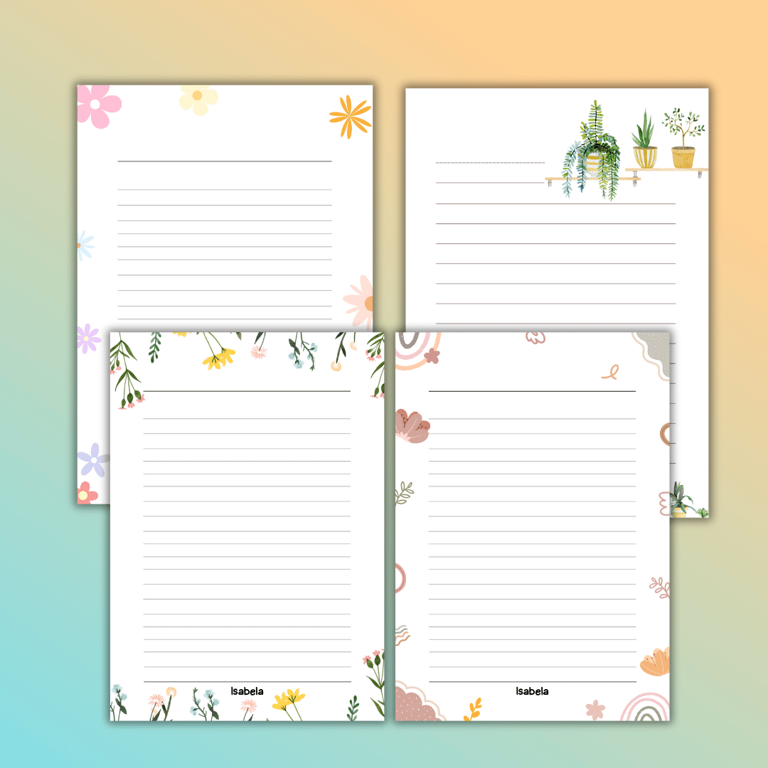 Custom Student Notepad Combo – Personalized School Set – Homework ...