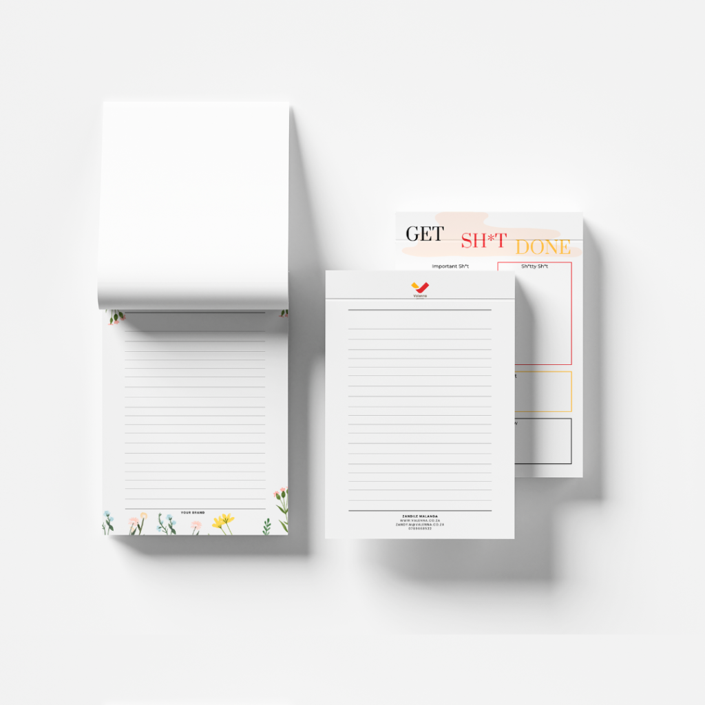 Custom Notepad Printing Services – Branded Tear-Off Pads with Your Logo ...