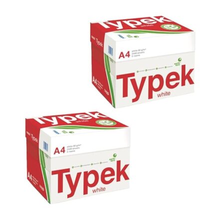 Typek A4 White Copy Paper 2 Box Combo – 10 Reams (5000 Sheets) - Valenna