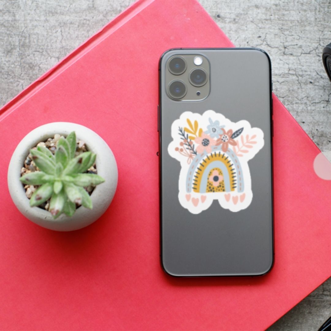 Personalized Floral Sticker Pack – Custom Botanical Stickers – Cute ...