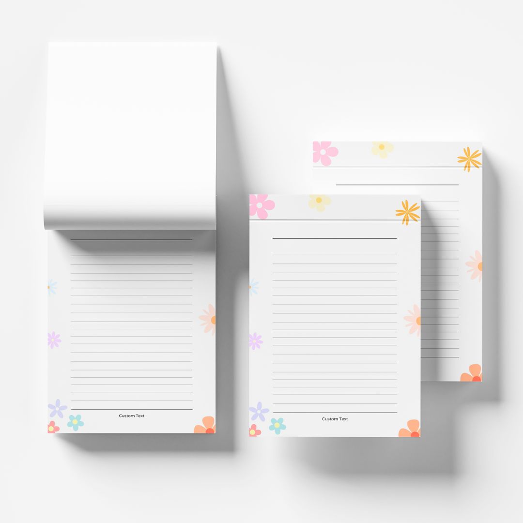 Personalised Notepad - Custom A5 Memo Pad | Writing Pad for Home ...