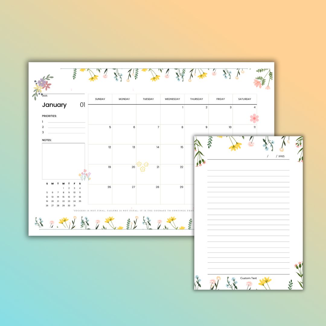 Zahra Personalised Family Desk Planner - Valenna