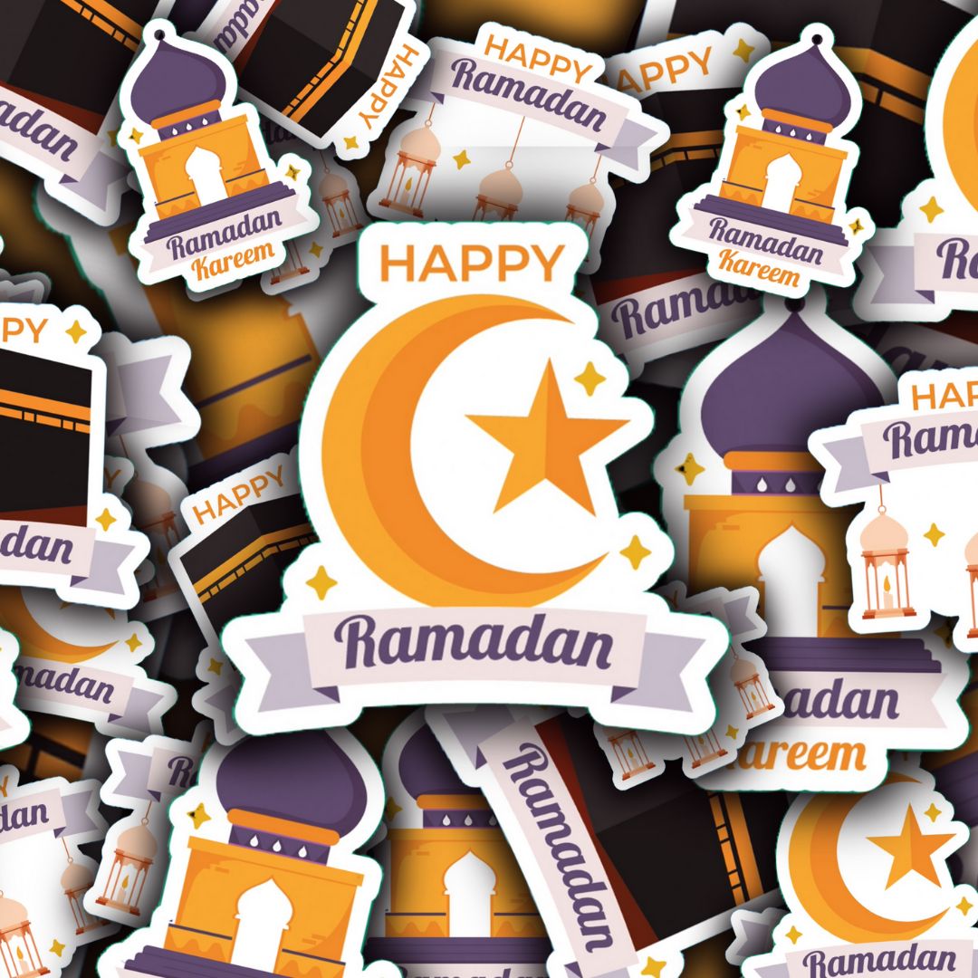Eid Mubarak Stickers Ramadan Kareem Sticker Sheets for Gifts 100 Pack ...