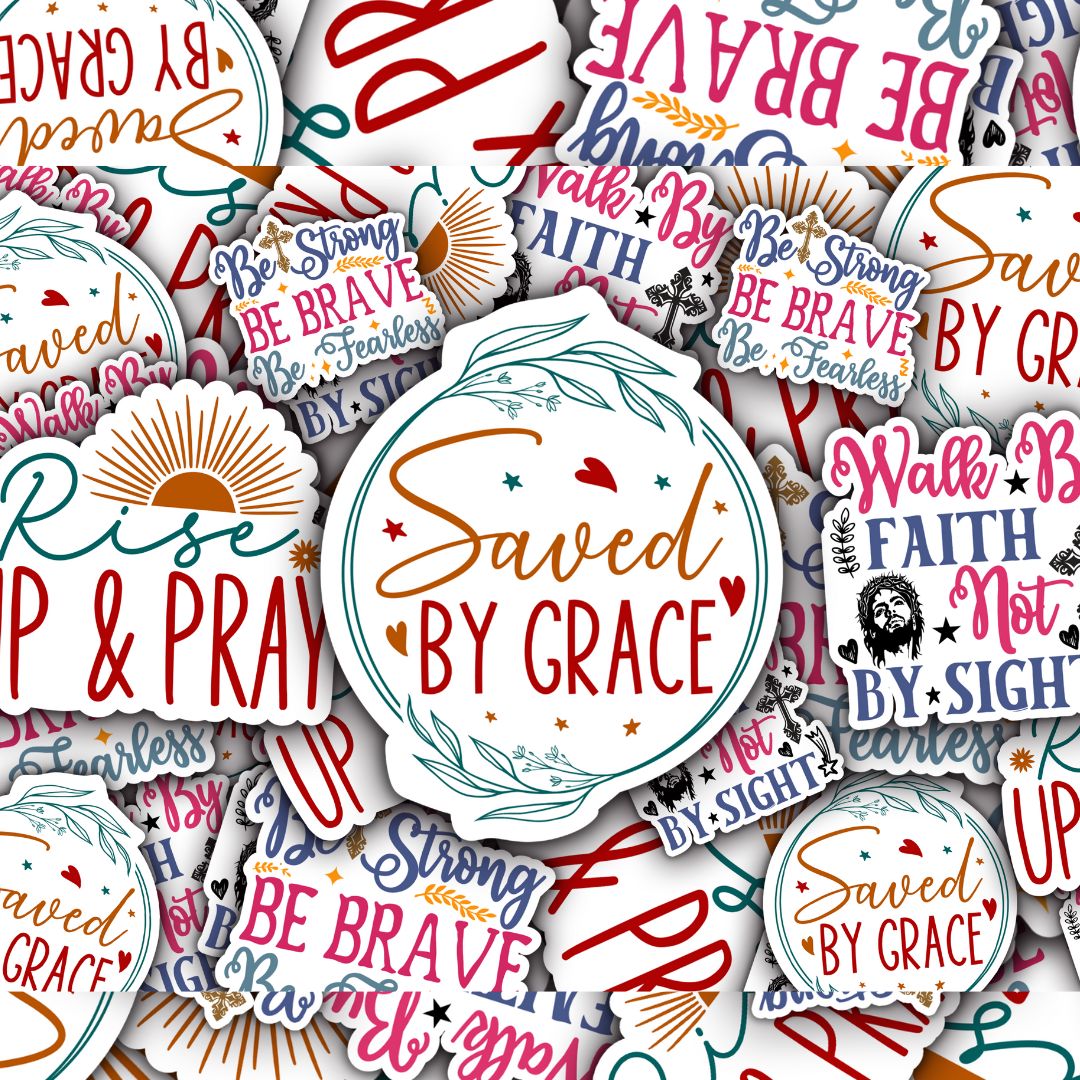 Faith Stickers and Bible Verse Decals for Journaling and Crafts 200 ...
