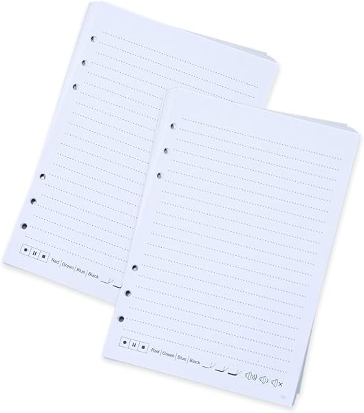 OPHAYA A5 dot Refill Paper Compatible Smart Pen, total 120Sheets ...